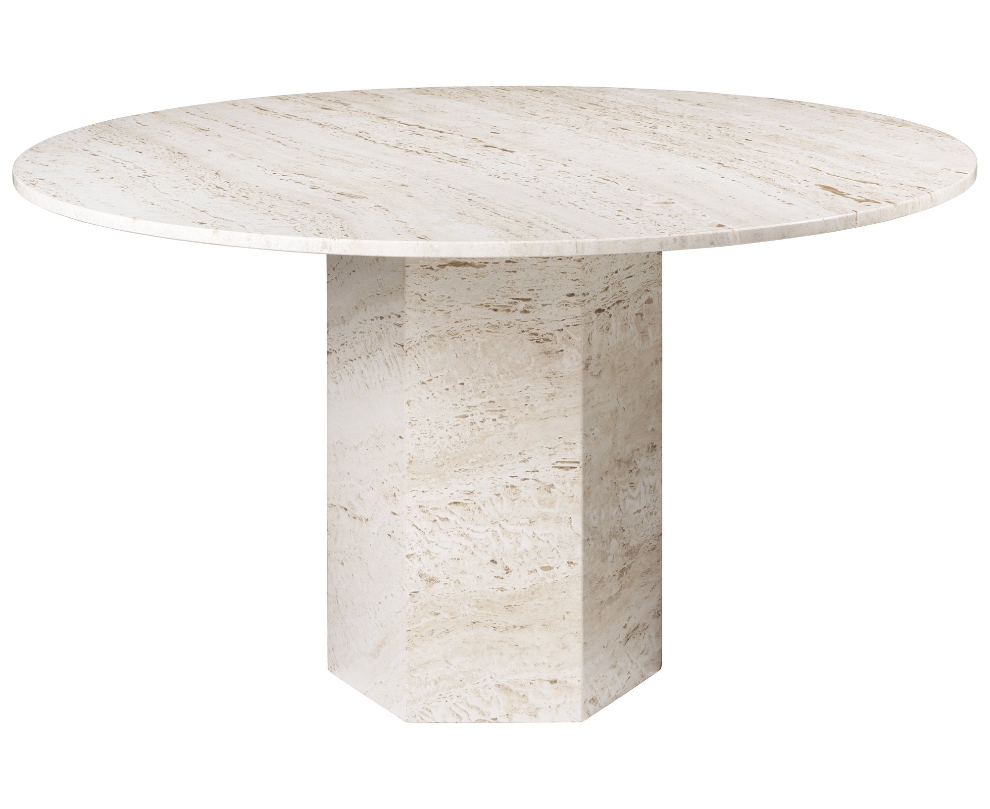 Epic Tables in Travertine & Steel by GamFratesi | DSHOP