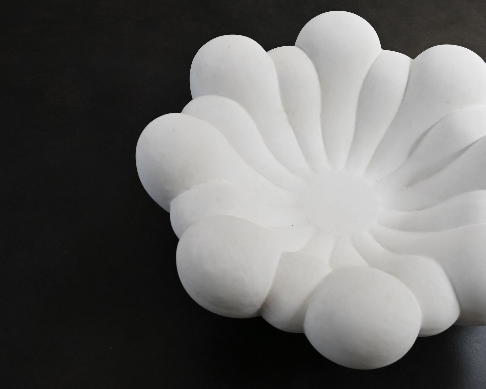 Bloom Tray - Big, Bone White Ceramic Bowl | 101 Copenhagen at DSHOP
