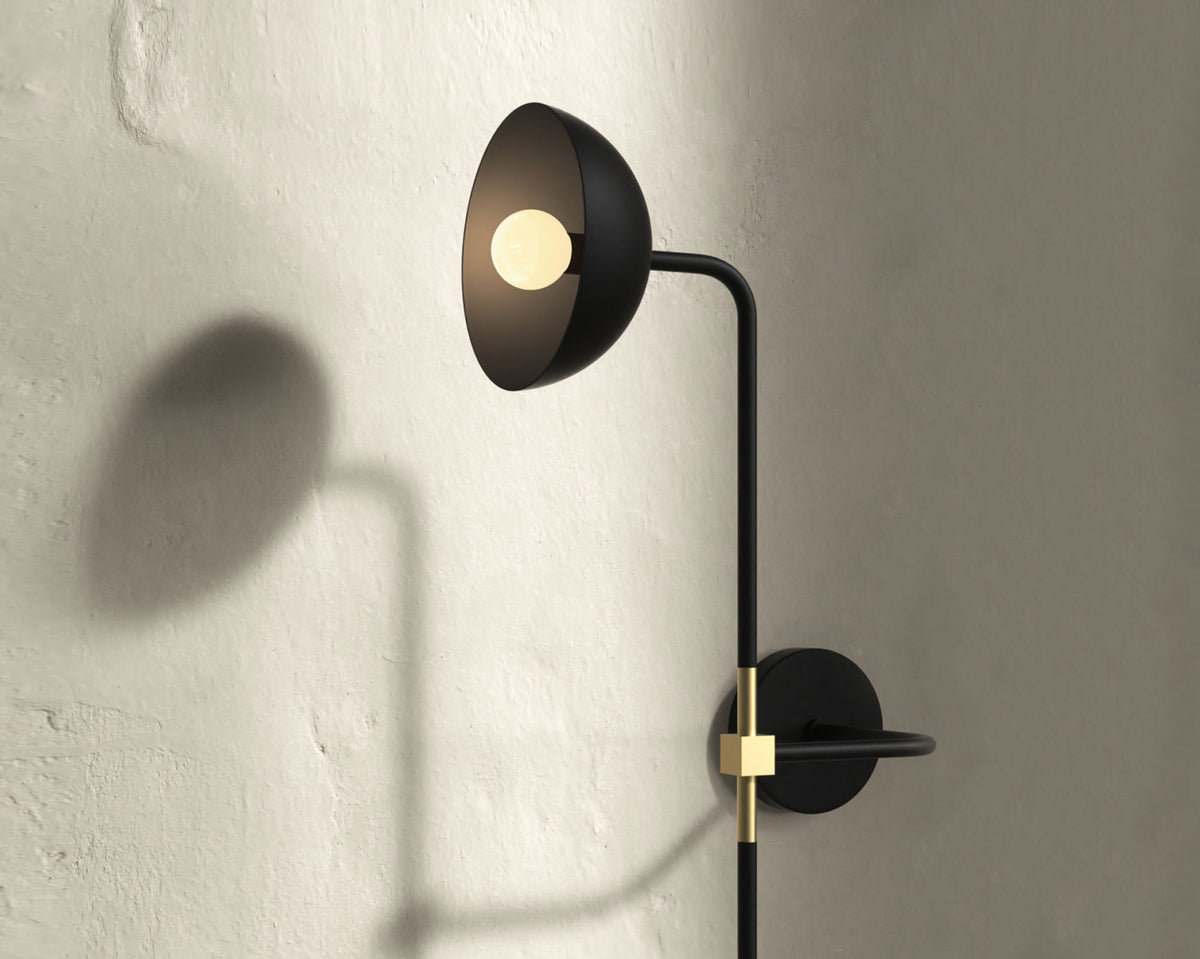 Lambert & Fils Beaubien Wall Double Shade Large Modern Sconce | DSHOP