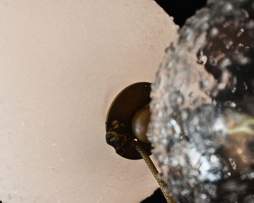 Larose Guyon Coco de Mer Chandelier | Glass Globe Lighting | DSHOP