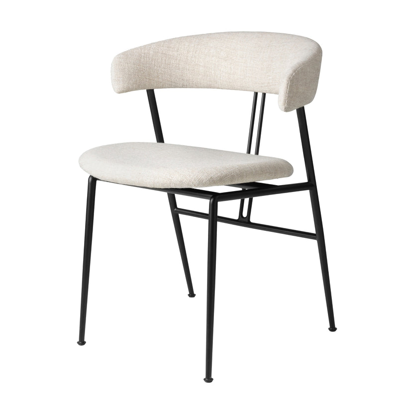 Gubi Violin Dining Chair - Fully Upholstered by GamFratesi | DSHOP