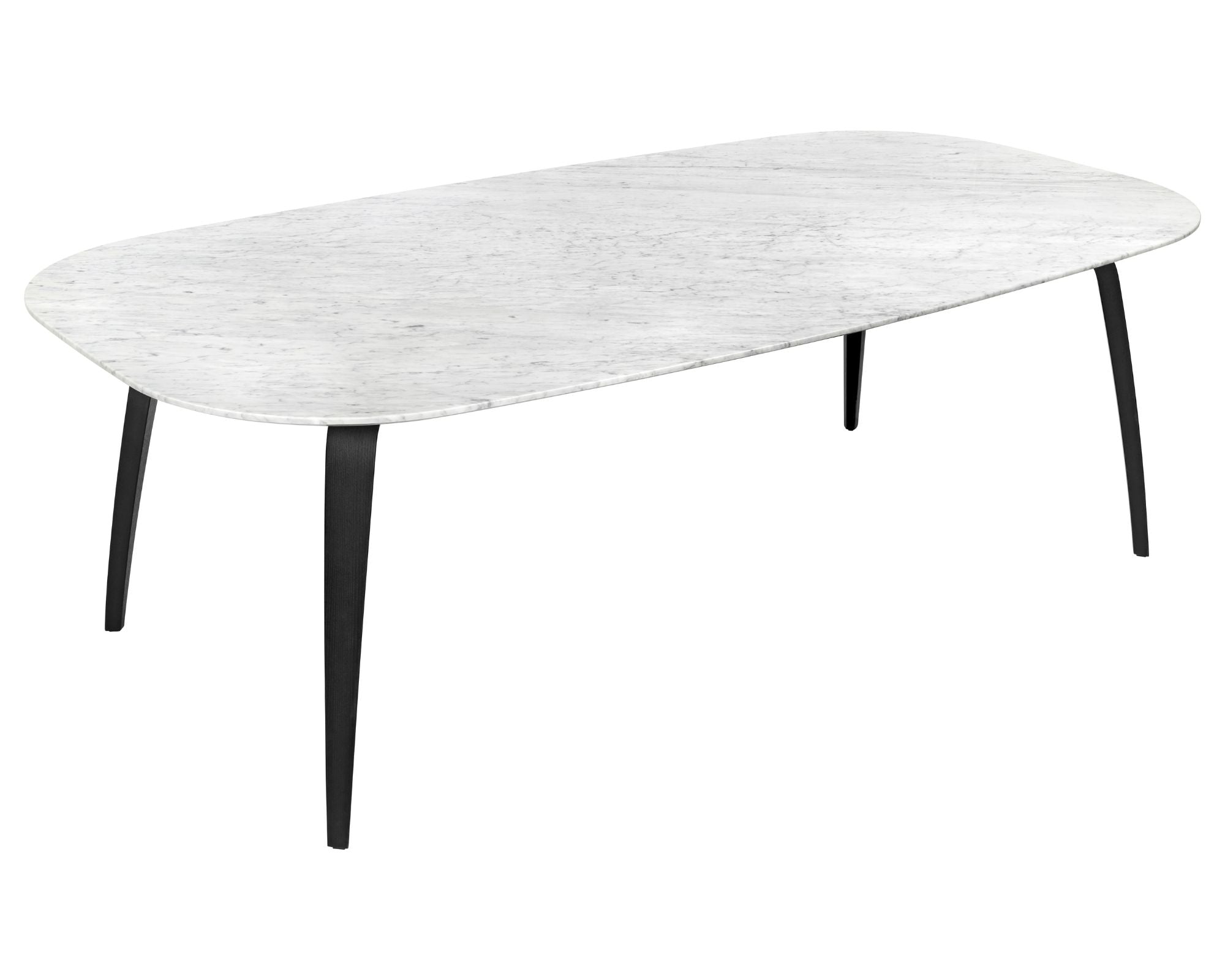 Gubi Dining Table - Elliptical, Marble Top | DSHOP