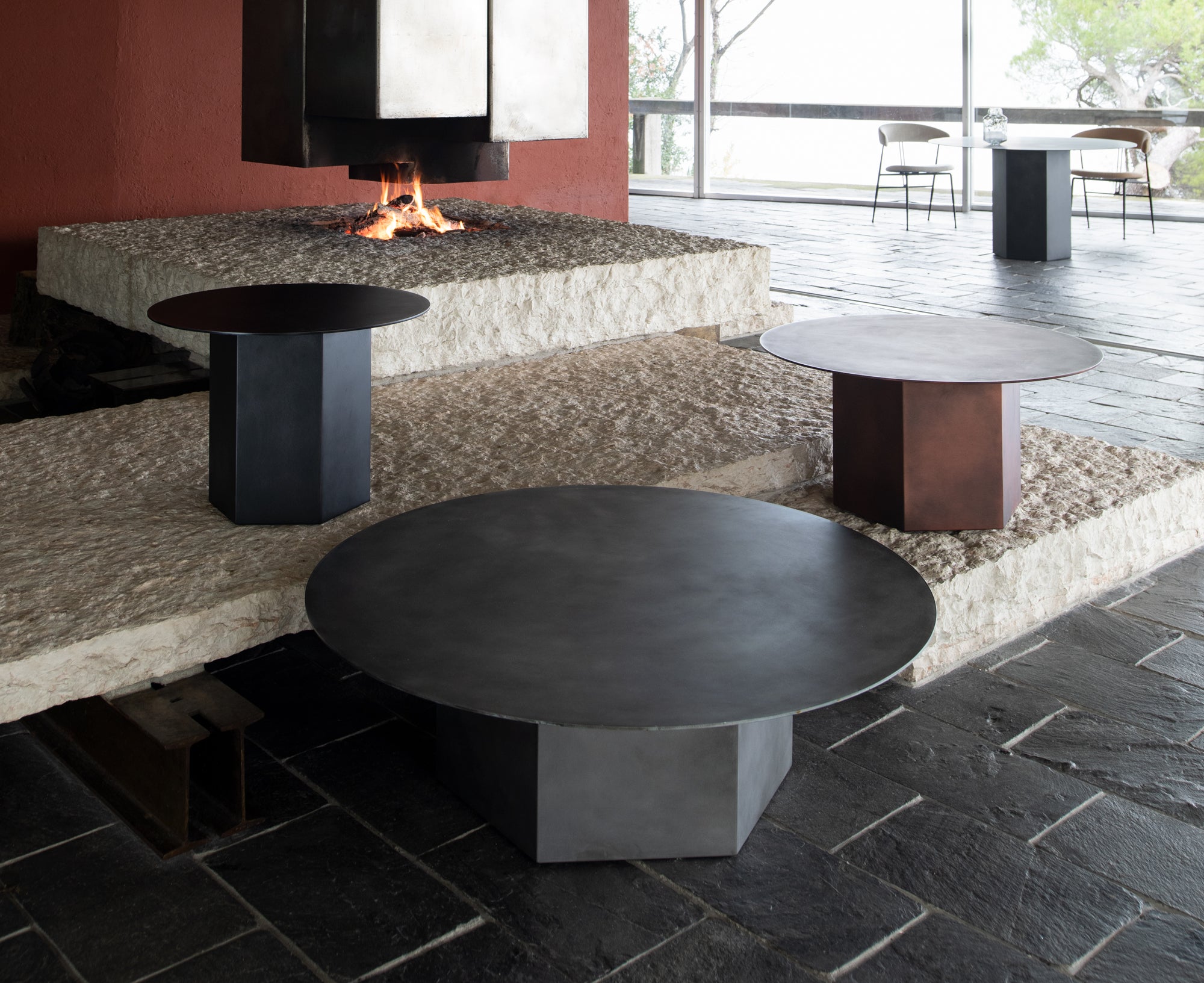 Epic Coffee Table - Round Ø60 - Steel | GUBI | DSHOP