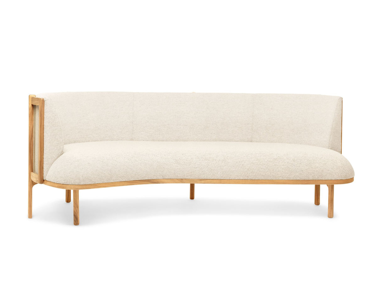 Carl Hansen & Son RF1903L Sideways Sofa | Wood Leg Curved Sofa | DSHOP
