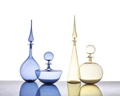 Fluted Cone Large Decanter by Joe Cariati | Modern Glass Art | DSHOP