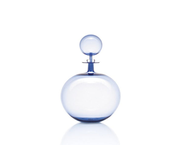 Low Round Petite Decanter by Joe Cariati | Colored Glass Art | DSHOP